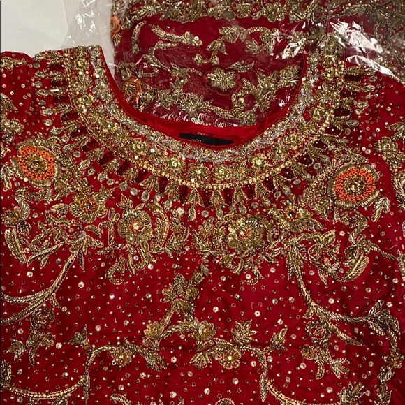 Dresses | Shaadi Pakistani Wedding Red Dress | Poshmark